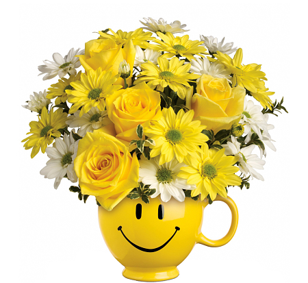 Teleflora's Be Happy Bouquet (T43-1) · Teleflora Anytime Flowers ...