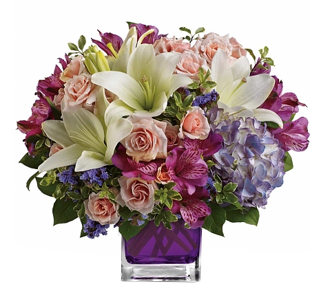 Teleflora's Garden Romance (TEV20-1A) · Teleflora Birthday Flowers ...