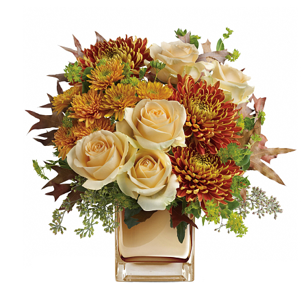 Teleflora's Autumn Romance Bouquet (TFL05-1A) · Teleflora Fall Flowers ...