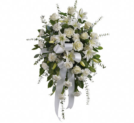 Teleflora's Sentiments of Serenity Spray · Teleflora Funeral Flowers ...