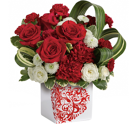 Teleflora's Cherished Love Bouquet (T16V405A) · Teleflora Valentine's ...
