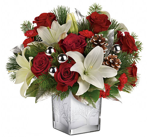 Canada Flowers | Teleflora's Frosted Forest Bouquet #CH42TA