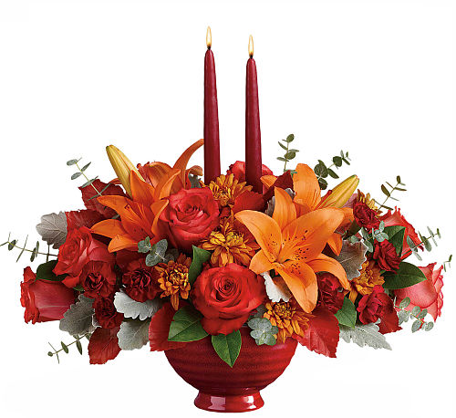 Canada Flowers | Teleflora's Autumn In Bloom Centerpiece #FA72TA
