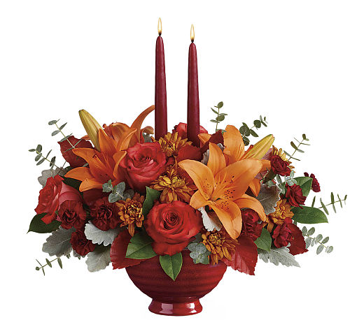 Canada Flowers | Teleflora's Autumn In Bloom Centerpiece #FA72TA