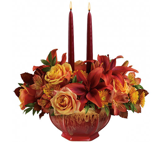 Canada Flowers | Teleflora's Bounty Of Beauty Centerpiece #FA11TA