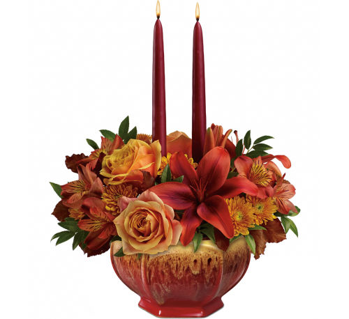 Canada Flowers | Teleflora's Bounty Of Beauty Centerpiece #FA11TA