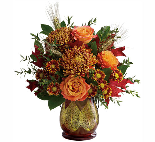 Canada Flowers | Teleflora's Fields Of Amber Bouquet #FA76TA