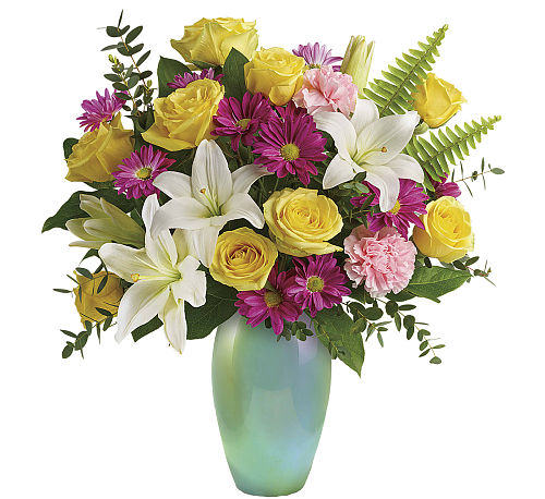 Teleflora's Aqua Artistry Bouquet #SPR35TA • Canada Flowers