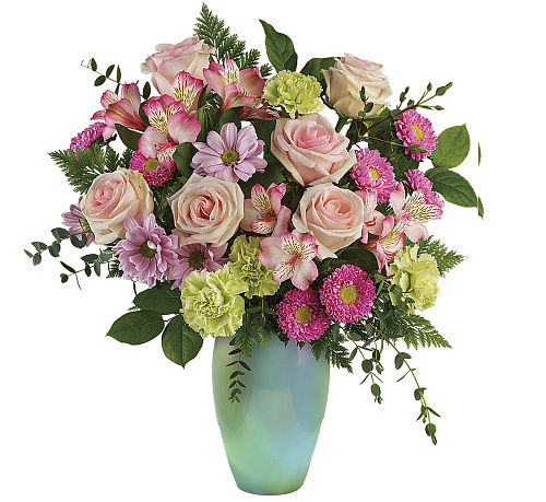 Canada Flowers | Teleflora's Enamored With Aqua Bouquet #SPR34TA